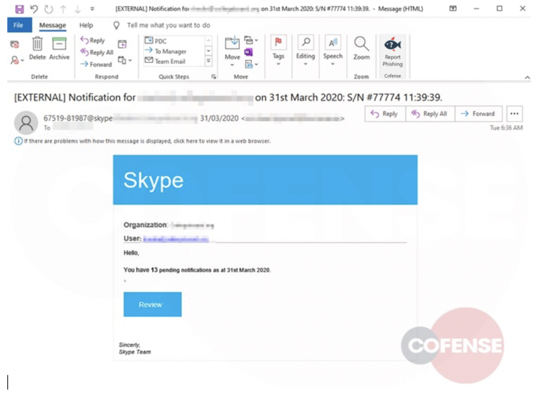 Skype and Teams “Notification” Emails are Probably Fraudulent ...